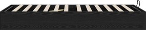 Ottoman postel Černý Dub 80,5 x 200 cm Dřevěný materiál 3409262