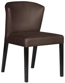 Čalouněná židle do jídelny Comfort 3 - tmavě hnědá / wenge