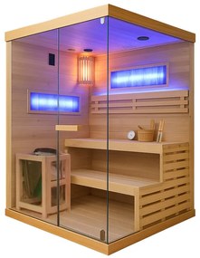 BPS-koupelny Finská sauna Relax HYD-6193 140x150, 3-4 osoby