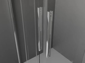 Mexen Velar Duo, posuvné dveře do otvoru 170x200 cm, 8mm čiré sklo, chromový profil, 871-170-000-02-01