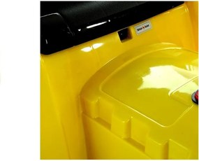 LEAN CARS Elektrický traktor s bagrem na baterie ZP1005 pro děti žlutý