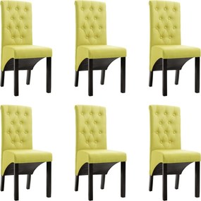 vidaXL Jídelní židle 6 ks textil [160792] Barva: Hnědá