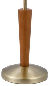 EGLO Stolní lampička SOLO 1, ořechové dřevo 87256