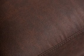 Designové křeslo Chesterfield II antik hnědé