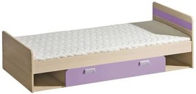 postel s úložným prostorem LUCAS 13, fialová