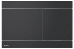 ALCA Ovládací tlačítko pro předstěnové instalační systémy, nerez-černá mat FUN-BLACK