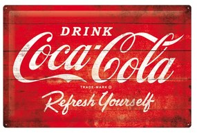 Nostalgic Art Cedule 40x60 Coca-Cola - Logo Red Refresh Yourself NA24019