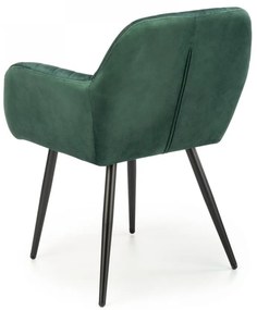 Designová židle Terri tmavě zelená