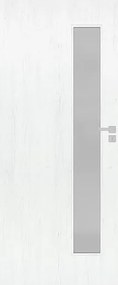 DRE Deca interiérové dveře deco levé 60 cm borovice bílá DECA10BB60L