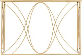 Designová konzole Parsons 120 cm zlatá