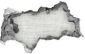 Wallmuralia Díra 3D fototapeta Lněné bílé plátno 95x73 cm