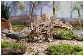 Ugears 3D dřevěné mechanické puzzle Stegosaurus