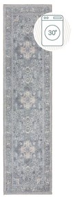 Zelený pratelný běhoun s příměsí recyklovaných vláken 60x230 cm Windsor – Flair Rugs