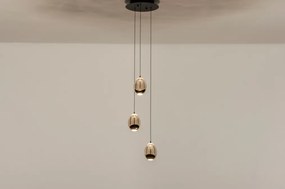 Závěsné designové svítidlo do ložnice Benelux Gold 3
