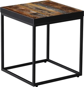 Autronic Konferenční stolek CT-V2004 40x40 cm Odstín: Staré dřevo