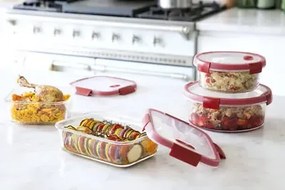 Curver Smart Cook Rectangular Skleněná dóza na potraviny 0.9 l čirá-če