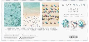 Galison Puzzle Letecké záběry pláží 3×120 dílků