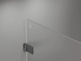 Mexen Lunar-B sprchové dveře otevíratelné levé 140 cm, transparentní, gun metal - 832S-140-050-95-00-L