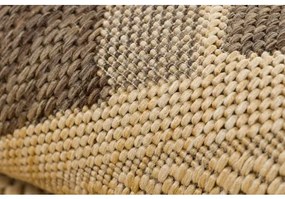 Dywany Luszczow Kusový koberec kulatý SISAL FLOORLUX 20195 mais, káva Rozměr koberce: 120 cm KRUH