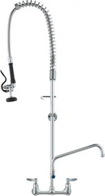Komerční baterie s oplachovacím rozprašovačem, 119,4 cm výška, 20,3 cm střed, 30,5 cm