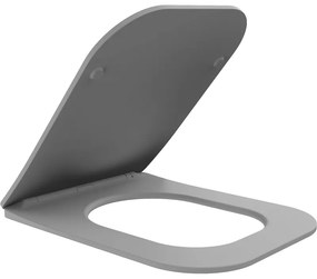 Mexen, Mexen Teo deska wolnoopadające slim, duroplast, szara jasna mat - 39840061
