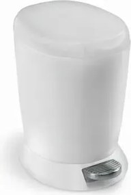 Simplehuman Pedálový odpadkový koš  – 6 l / bílý plast