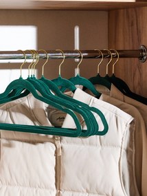 Sinsay - Ramínka se sametovým povrchem 10 pack - tmavě zelená