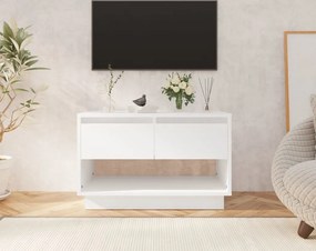 vidaXL TV skříňka 70 x 41 x 44 cm kompozitní dřevo [812975] Barva: Bílá