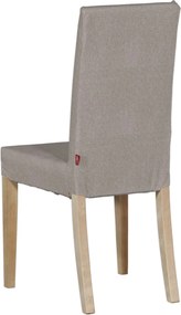 Potah na židli IKEA  Harry, krátký barva béžová látka pletený vzor