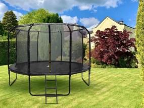 Zahradní trampolína SKY FLYER RING 2v1 366 cm BLACK