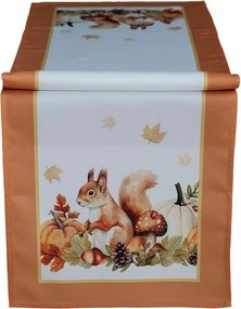 Ubrus Podzimní veverka 40 × 140 cm