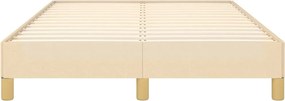 Rám postele bez matrací krémově 120x190 cm textil 3269617