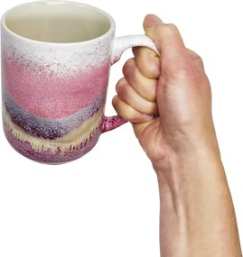 Kameninový hrnek Elsa, 500 ml – reaktivní glazura, každý kus je originál