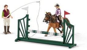 Schleich 42389 Jezdecká škola s jezdci a koňmi