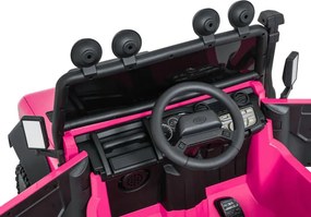 Elektrické autíčko Land Rover Defender 110 SVX růžové