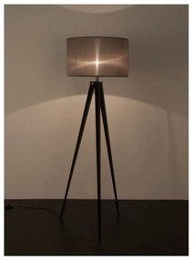 Černo-šedá stojací lampa Zuiver Tripod, ø 50 cm