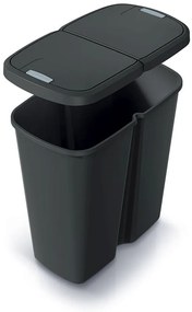 Odpadkový koš COMPACTO DUA 45 L černý