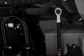 Ramiz Elektrické auto Lamborghini Aventador SV pro 2 děti Šedé + Bezkartáčový motor + Nafukovací kola + LED audio