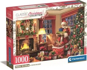 Clementoni 39924 Puzzle Santova návštěva 1000 dílků