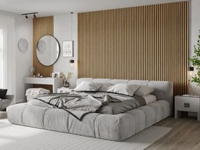 Mexen Lam-F, akustické stěnové lamely 275 × 30 cm, plstěný podklad 8 mm, technická dýha, borovice klasická, S105-275307-3015-012