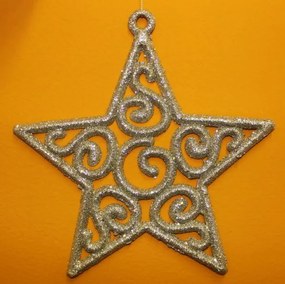 Vánoční hvězda zlatá 6566