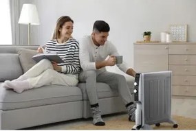 Trebs Mikotermický ohřívač na kolečkách bílá / Elektrický ohřívač / 20