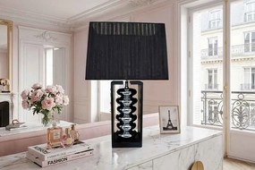 Designová stolní lampa Kamaria 55 cm černá