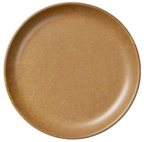 Broste Dezertní talíř Eli Caramel Brown 20 cm, hnědá barva, keramika