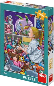 DINO Puzzle XL Pro Anežku 300 dílků 33x47cm skládačka dn472372