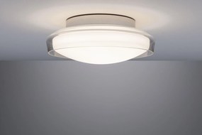 Paulmann 71078 Luena, koupelnové stropní svítidlo LED 11,5W 3000K, sklo/chrom, průměr 25cm, IP44