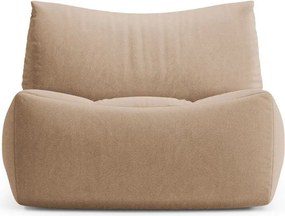 Béžové sametové křeslo Tove – Micadoni