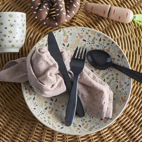 Bloomingville Dětská keramická sada nádobí Harvest – 3 ks, multi barva, keramika