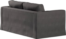 Potah na pohovku IKEA  Karlstad 2-místná , nerozkládací, dlouhý barva šedá látka pletený vzor