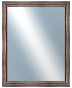 DANTIK - Zarámované zrcadlo - rozměr s rámem cca 80x100 cm z lišty TRITON široký měď antik (2951)